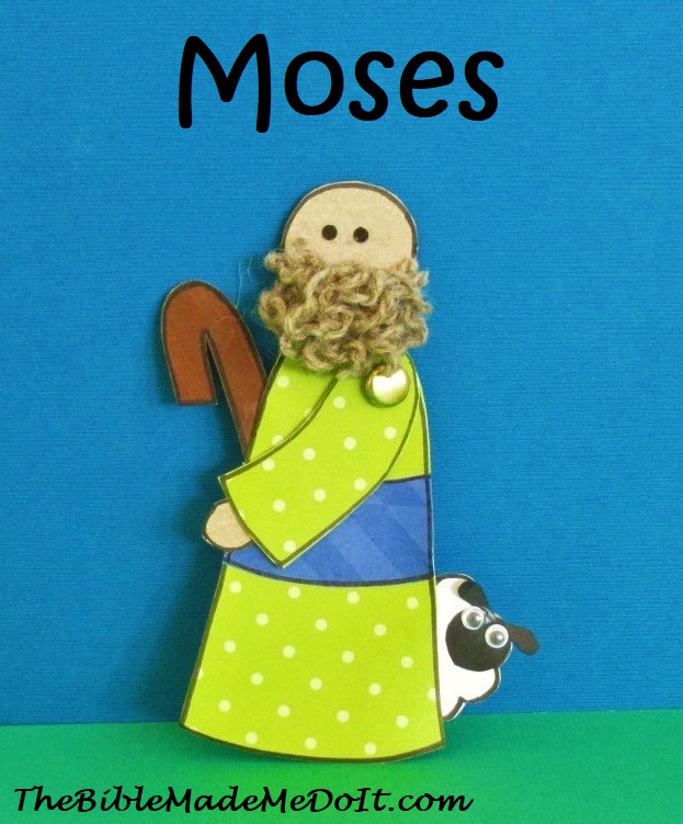 MOSES AS SHEPHERD, STAND-UP FIGURE | The Bible made me do it!